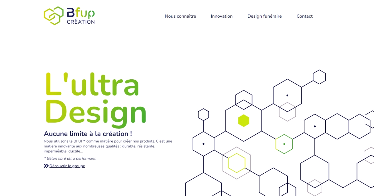 BFUP Création - Design funéraire et urbain en béton fibré ultra performant